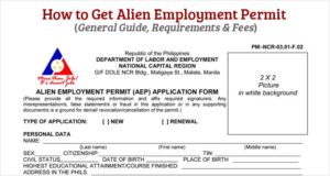 How to Get Alien Employment Permit in the Philippines - Philippine ...